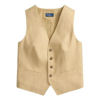 Ralph Lauren Hemp Weste - - Suits - Damen - Beige - S