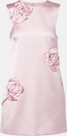 Self Portrait Robe en satin