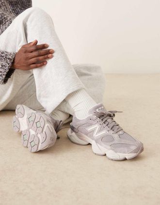 New Balance 9060 - Sneaker in Flieder-Grau-Wei&szlig;