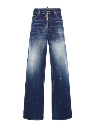 Dsquared2 Jean Bootcut - Bleu Foncé