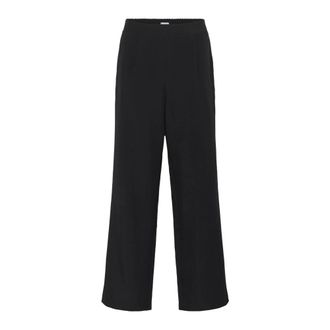 Saint Tropez CelestSZ Wide Leg Pants - - Trousers - Damen - Schwarzk - XS