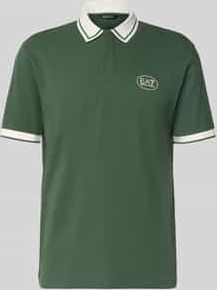 Emporio Armani Regular Fit Poloshirt mit Logo-Print