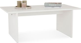 IDIMEX Couchtisch Salto aus massivem Kiefernholz, wei&szlig; - minimalistischer Wohnzimmertisch, rechteckig, Sofatisch f&uuml;r jedes Wohnzimmer passend