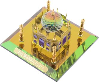 Soimiss Kristall Dekorationsobjekte Geb&auml;udemodelle Turmstatuen Architekturmodelle Antike Geb&auml;udefiguren Schreibtischdekoration Wohndekoration Haushaltswaren