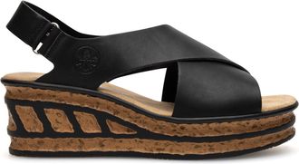 Rieker Sandalen Rieker 68189-00 Schwarz