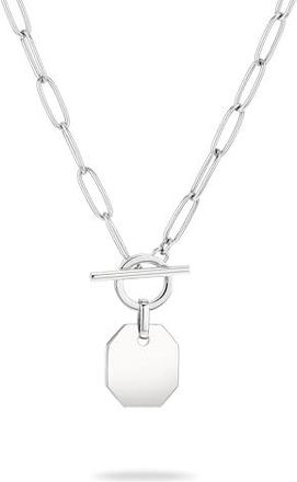 Liebeskind Liebeskind Collier Berlin de 45 cm en acier inoxydable avec fermoir en T, 45 cm, Acier inoxydable, Pas de gemme
