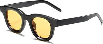 Generic Lunettes De Soleil Sport For Femmes, Vacances, Dextérieur, Conduite For Hommes, À Petite Monture(Yellow)