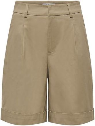 Only Onlrosalie Hw Bermuda PNT Shorts, Amphora, L Femme