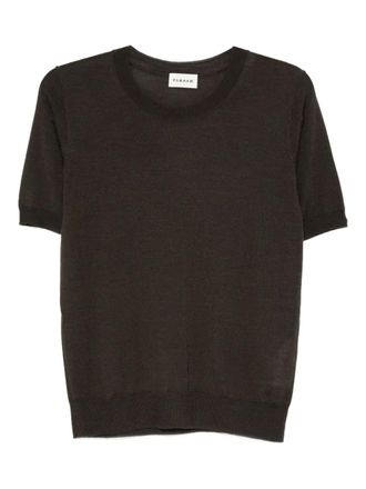 P.A.R.O.S.H. haut à encolure ronde - Marron