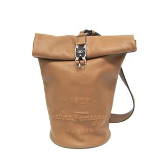 Ferragamo Pre-owned Leder Schultertasche - - Pre-owned - Damen - Braun - ONE SIZE