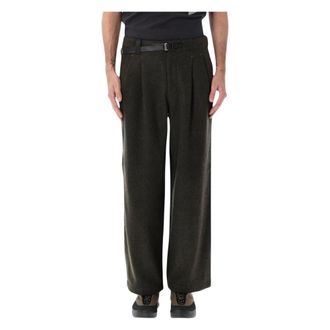 And Wander Rewool Tweed Weite Hose - - Trousers - Herren - Gr&uuml;n - M