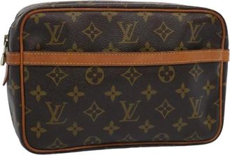 Louis Vuitton Pre-owned Toile pochettes-minaudieres - Femme - Pre-owned - Brun - Taille: ONE Size