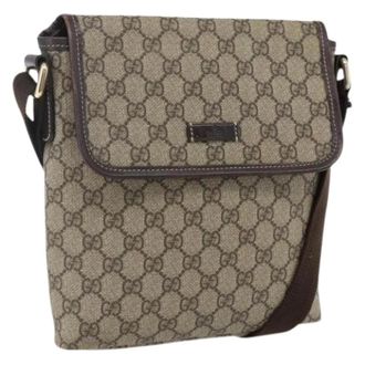 Gucci Sac bandouli&egrave;re en plastique Pre-owned - Femme - Pre-owned - Beige - Taille: ONE Size