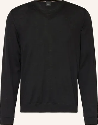 HUGO BOSS Pullover Melba schwarz