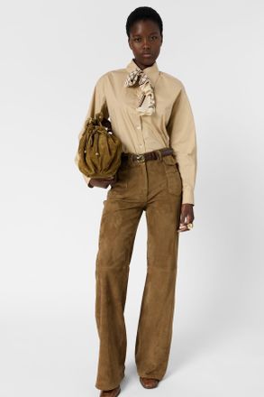 Gerard Darel Chemise en popeline de coton - CYRAH - Sable