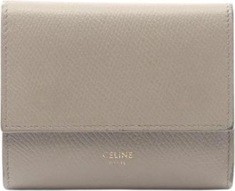 Celine Pre-owned Petit portefeuille trifold - Femme - Pre-owned - Beige - Taille: ONE Size