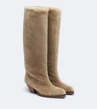 Gabriela Hearst Bottes Waite en shearling