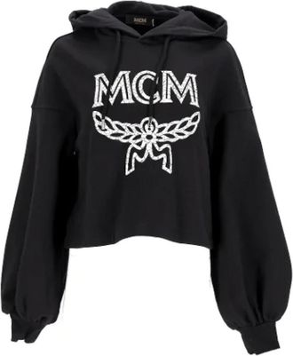 MCM Mcm, Femme, Sweatshirts et sweats &agrave; capuche, Noir, Taille: 36 FR Coton tops