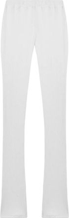 GCDS Gcds - Leggings Slim - Femme - Pantalons - Blanc - Taille: 34 FR