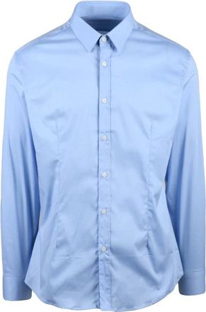 Daniele Alessandrini Homme, Chemises, Bleu, Taille: 3XL Casual Chemises