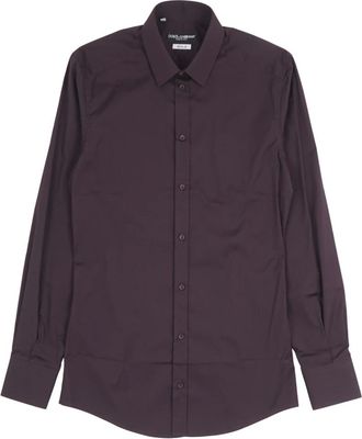 Dolce & Gabbana Homme, Chemises, Violet, Taille: XS Casual Chemises