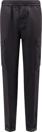 Stone Island Homme, Pantalons, Noir, Taille: W34 Pantalon Chino Coupe Standard avec Poches et Patch Boussole