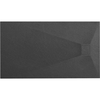 Rea Duschtasse magnum black 120X80 - REA