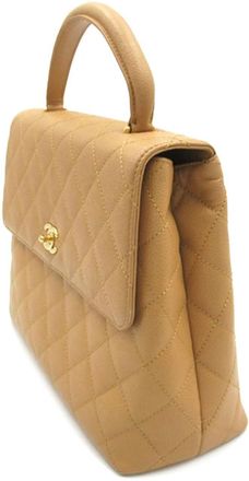 Chanel Crossbody Bags - Caviar Kelly Top Handle Bag - Gr. unisize - in Braun - f&uuml;r Damen