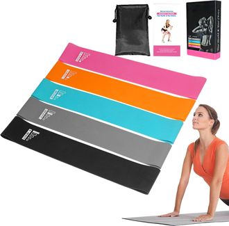 Generic Widerstandsb&auml;nder zum Training,Multifunktionale Elastische Trainingsger&auml;te F&uuml;r Krafttraining - B&auml;nder f&uuml;r das Beinkrafttraining - f&uuml;r Frauen M&auml;dchen J