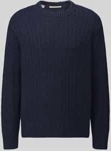 Selected Relaxed Fit Pullover aus reiner Baumwolle Modell BRAUN