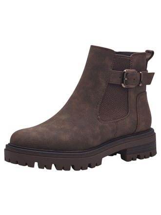Tamaris Damen Stiefelette Blockabsatz bequem; MOCCA, EU 38