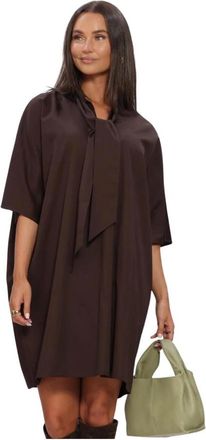 Y.A.S Yaskaren 3/4 Kleid - - Dresses - Damen - Braun - M