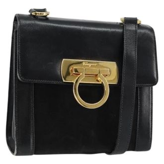 Ferragamo Pre-owned Leder Crossbody Bag - - Pre-owned - Damen - Schwarzk - ONE SIZE