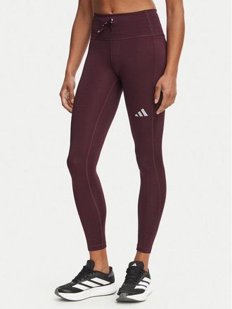 adidas Leggings Run Essentials Full Length Leggings KQ8195 Dunkelrot Slim Fit