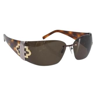 Bulgari Pre-owned Vintage Sonnenbrille - - Pre-owned - Damen - Braun - ONE SIZE