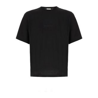 Saint Laurent T-Shirt - - Tops - Herren - Schwarzk - L