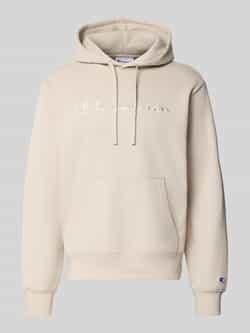 Champion Relaxed Fit Hoodie aus Baumwoll-Mix mit Label-Stitching