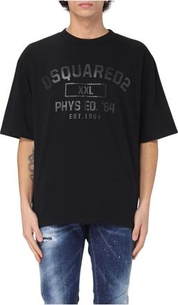 Dsquared2 Homme, Tops, Noir, Taille: L Phys Ed 64 Graphic Tee