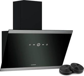 Klarstein Klarstein FlashLine hotte aspirante - hotte de cuisine 60 cm, &eacute;cran tactile, 524 m&sup3;/h, CEE A++, &eacute;clairage LED, silencieuse avec 34,5 dB, noire, condui