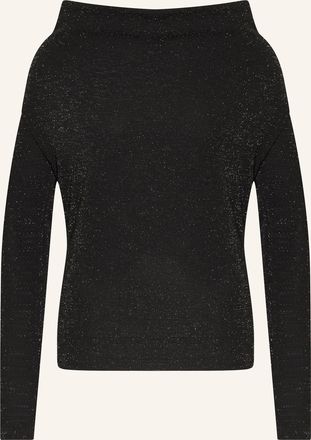 Selected Longsleeve Mit Glitzergarn schwarz