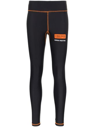 Heron Preston Leggings mit Ziern&auml;hten - Schwarz