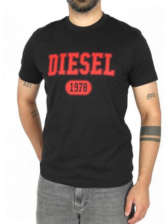 Diesel Rundhalsshirt Slim Fit Logo Shirt - T-DIEGOR 1-A