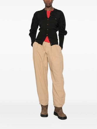 Vivienne Westwood Orb-Embroidered Wool Sweater - Black