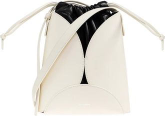 Jil Sander Femme, Sacs, Beige, Taille: ONE Size Sac bandouli&egrave;re Curve