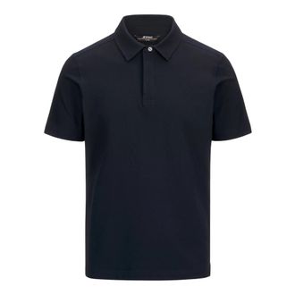 K-Way Ice Cotton Polo Shirt - - Tops - Herren - Blau - S