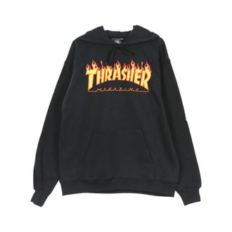 Thrasher Flammen Clash-Sweatshirt. - - Sweatshirts & Hoodies - Herren - Schwarzk - XL