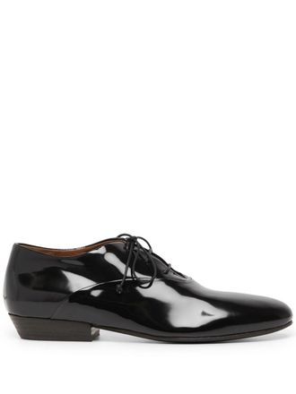 Marsèll chaussures oxford Miniblocco en cuir verni - Noir