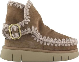 Mou Femme, Chaussures, Brun, Taille: 40 EU stivali e stivaletti poliestere