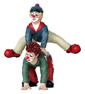 Gilde Gildeclown kleine Dekofigur und Sammlerst&uuml;ck der Bocksprug im hochwertige Geschenkkarton - Dekofigur Accessoire Dekoration Geschenk - handgefertigt - 