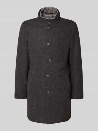 Roy Robson Kurzmantel mit Steppeinsatz und Stehkragen